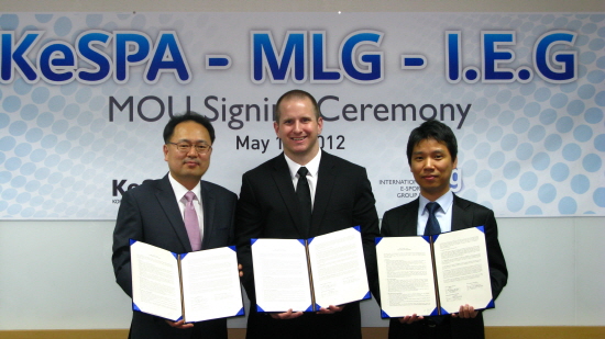 한국e스포츠협회-MLG-IEG, MOU체결 - 게임톡